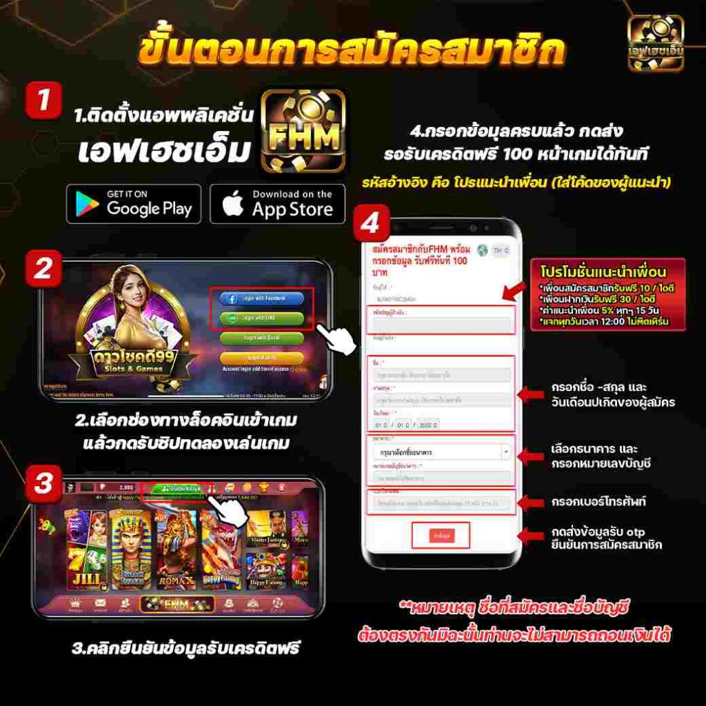 สมัครสมาชิก - fhm99 ดาวน์โหลด ios ขั้นตอนง่ายๆ เริ่มต้นเดิมพันออนไลน์